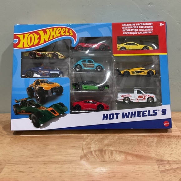 Mattel | Toys | Mattel Hot Wheels 9 Box Set Includes 9 Different Models ...